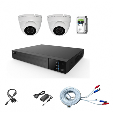 KIT Vidéo Coaxial 2 caméras